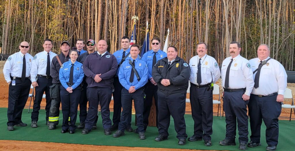 Sparta Fire Station Groundbreaking - Kenbridge Construction